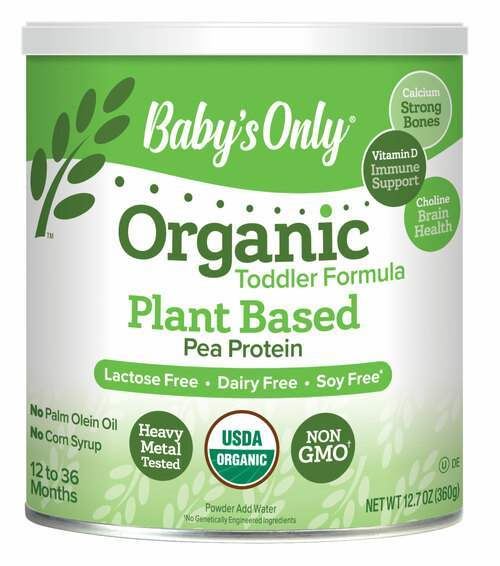 Organic, Plant-Based Formula Options